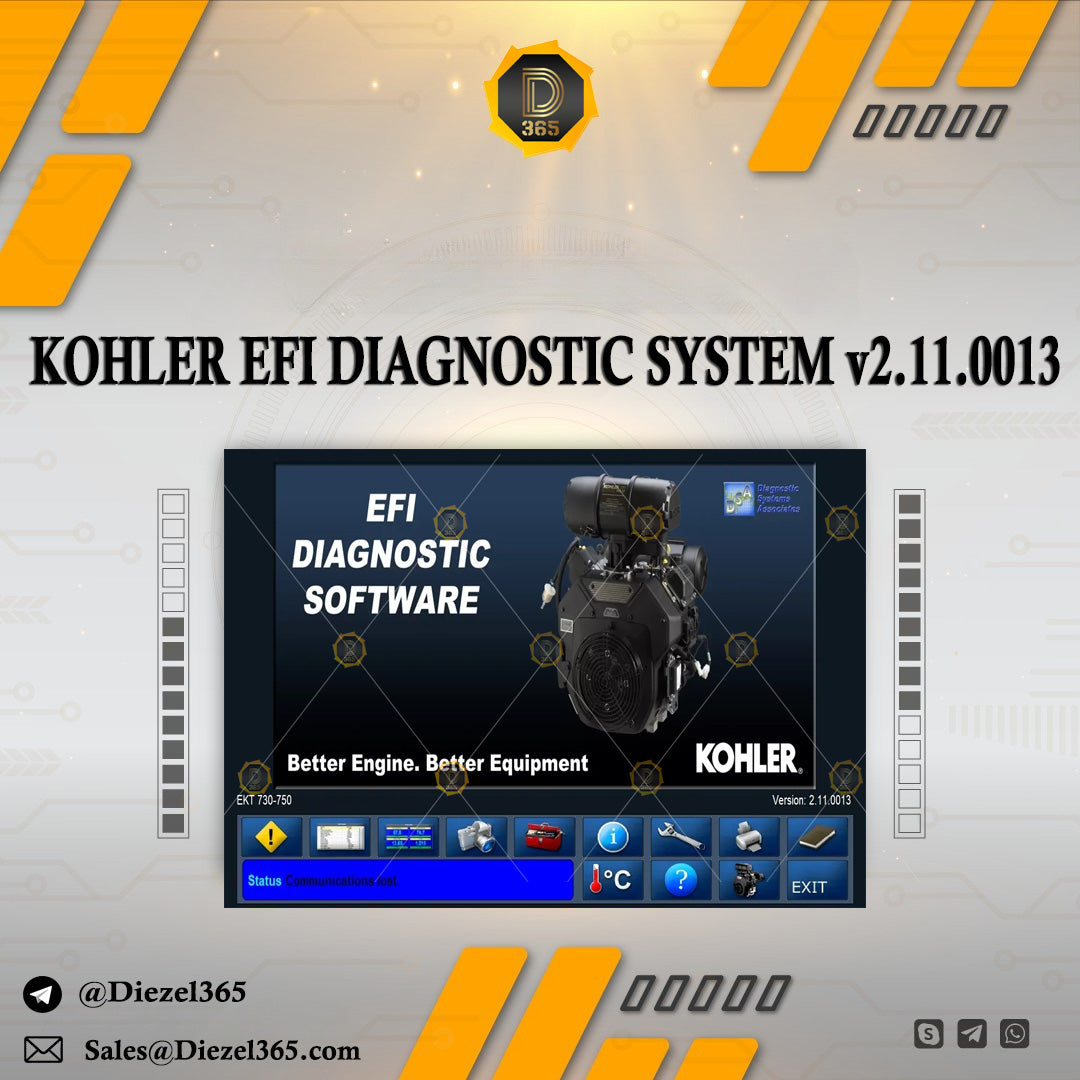 KOHLER EFI DIAGNOSTIC SYSTEM v2.11.0013 + Keygen – ⛽ Diezel365