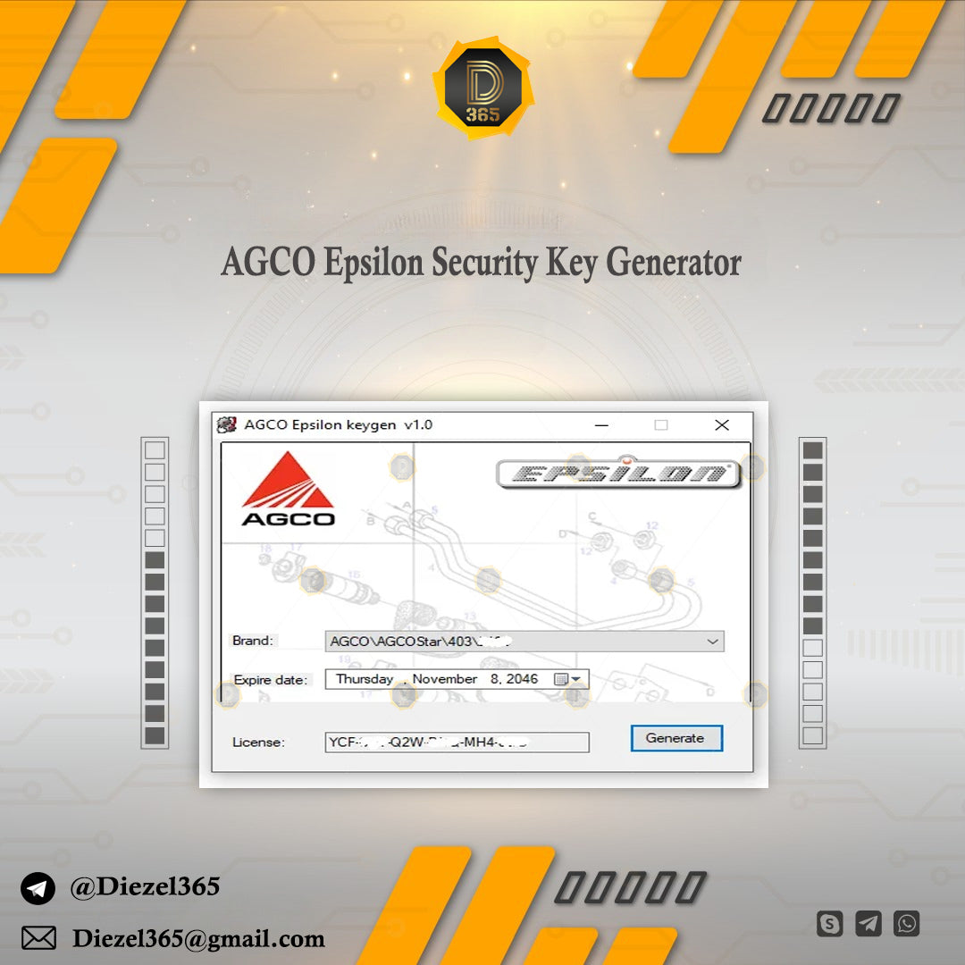 AGCO Epsilon Security Key Generator – ⛽ Diezel365
