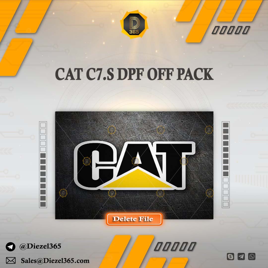 CAT C7.S DPF OFF PACK – ⛽ Diezel365