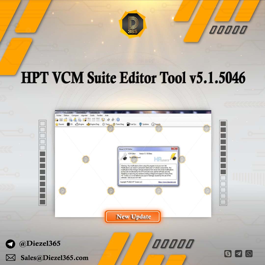 HPT VCM Suite Editor Tool v5.1.5046 LAST UPDATE 2026 – ⛽ Diezel365