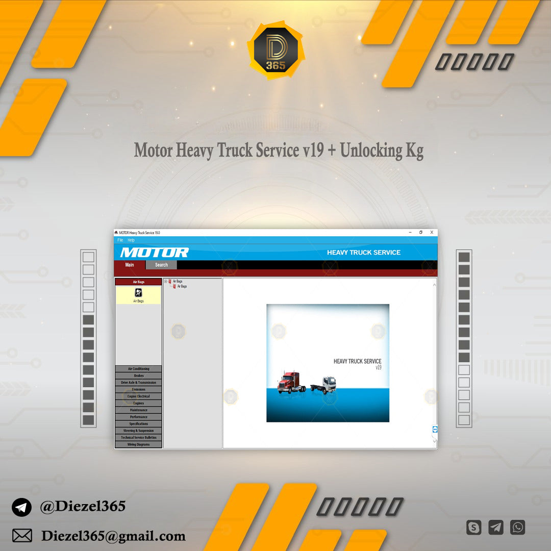 Motor Heavy Truck Service v19 2020 Technical Information System + Unlo ...