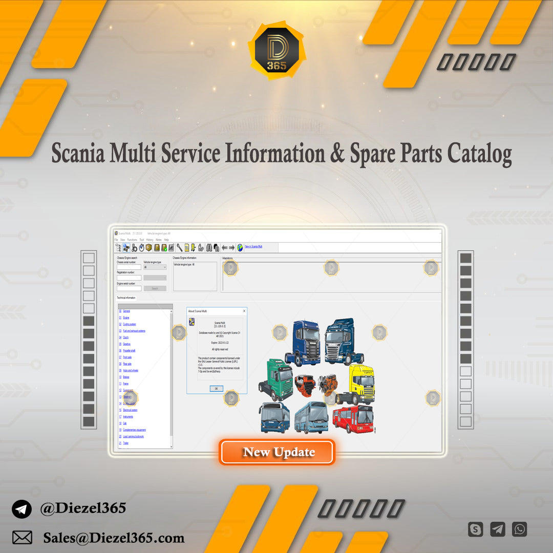 Scania Multi Service Information & Spare Parts Catalog 05.2023 – ⛽ ...